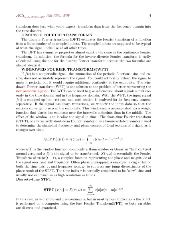 Wavelet Signal Processing | PDF