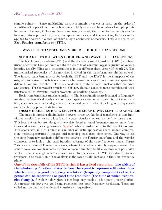 Wavelet Signal Processing | PDF