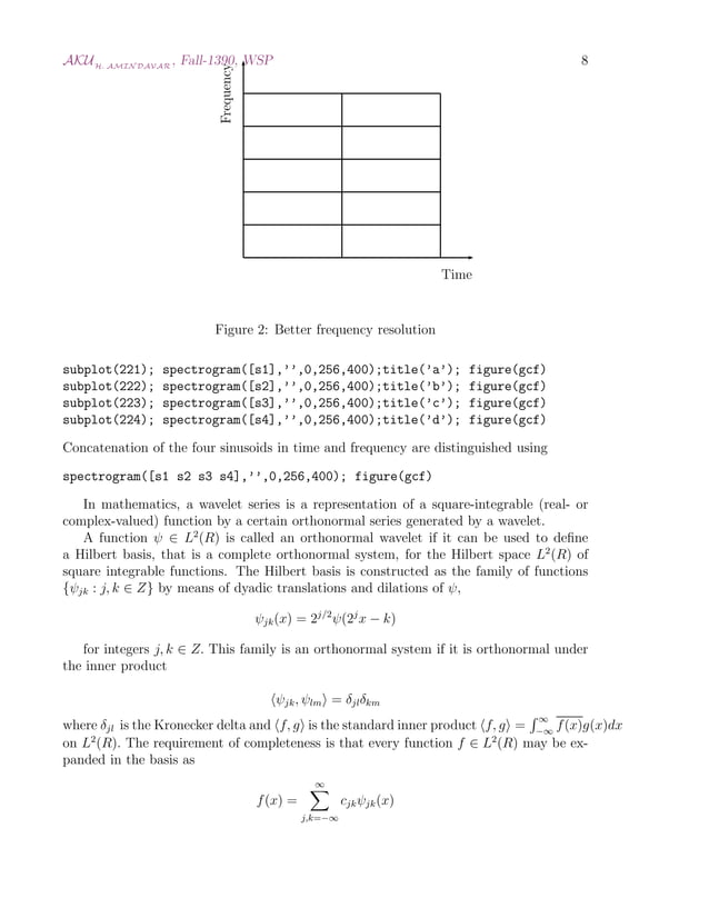 Wavelet Signal Processing | PDF