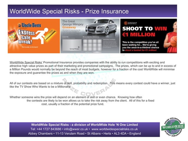 WorldWide Special Risks | PPT