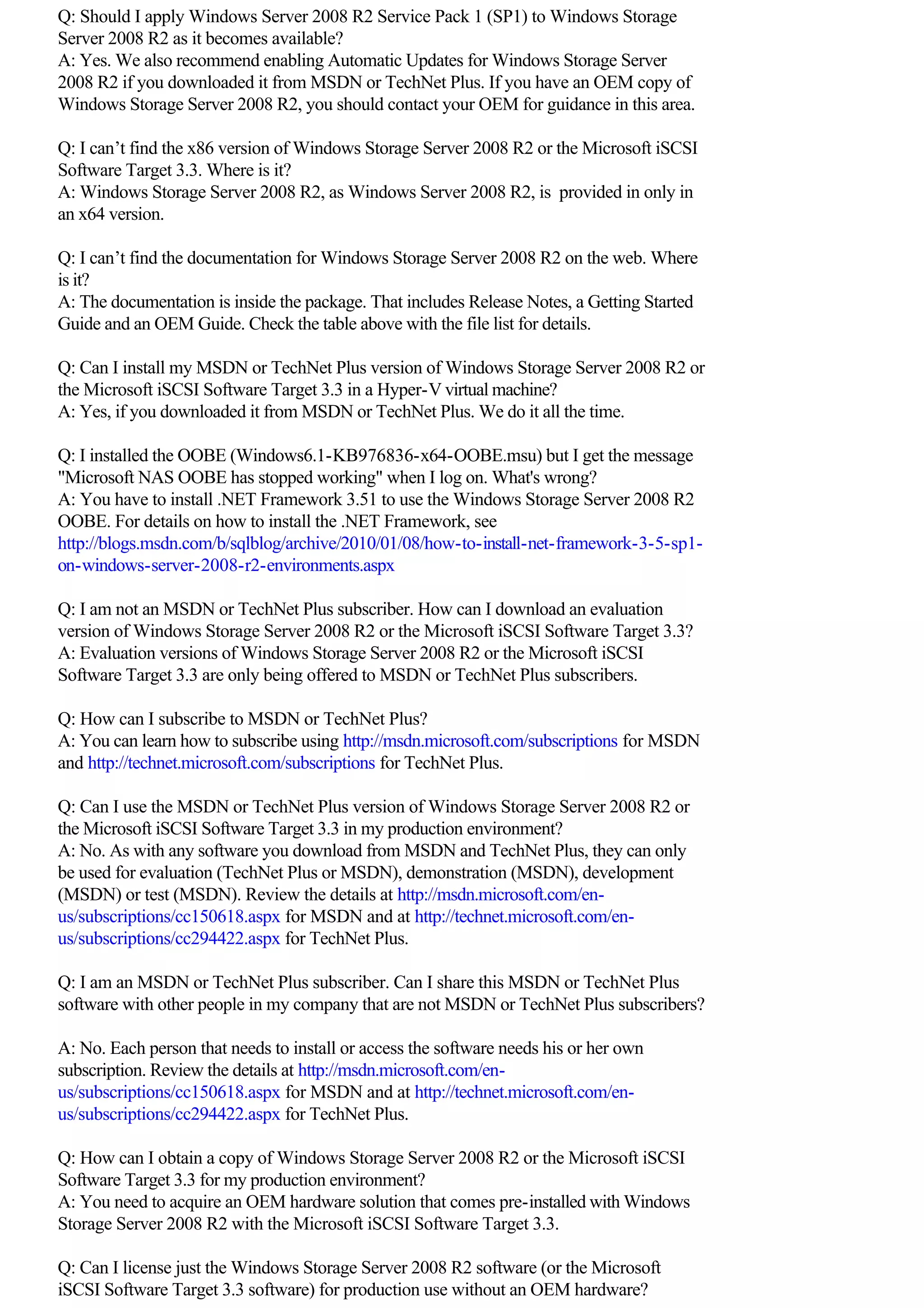 Windows Storage Server 2008 R2 | PDF