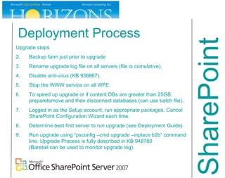 WSS 3.0 & SharePoint 2007 | PPT