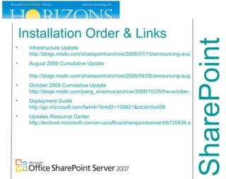 WSS 3.0 & SharePoint 2007 | PPT
