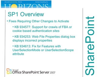 WSS 3.0 & SharePoint 2007 | PPT