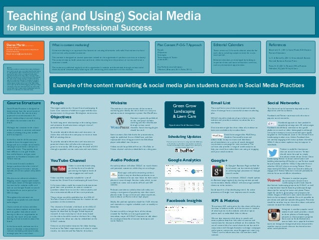 Teaching Social Media