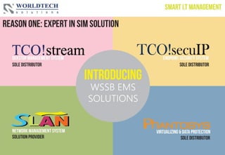 Worldtech Solutions Smart IT Management for Education | PPT