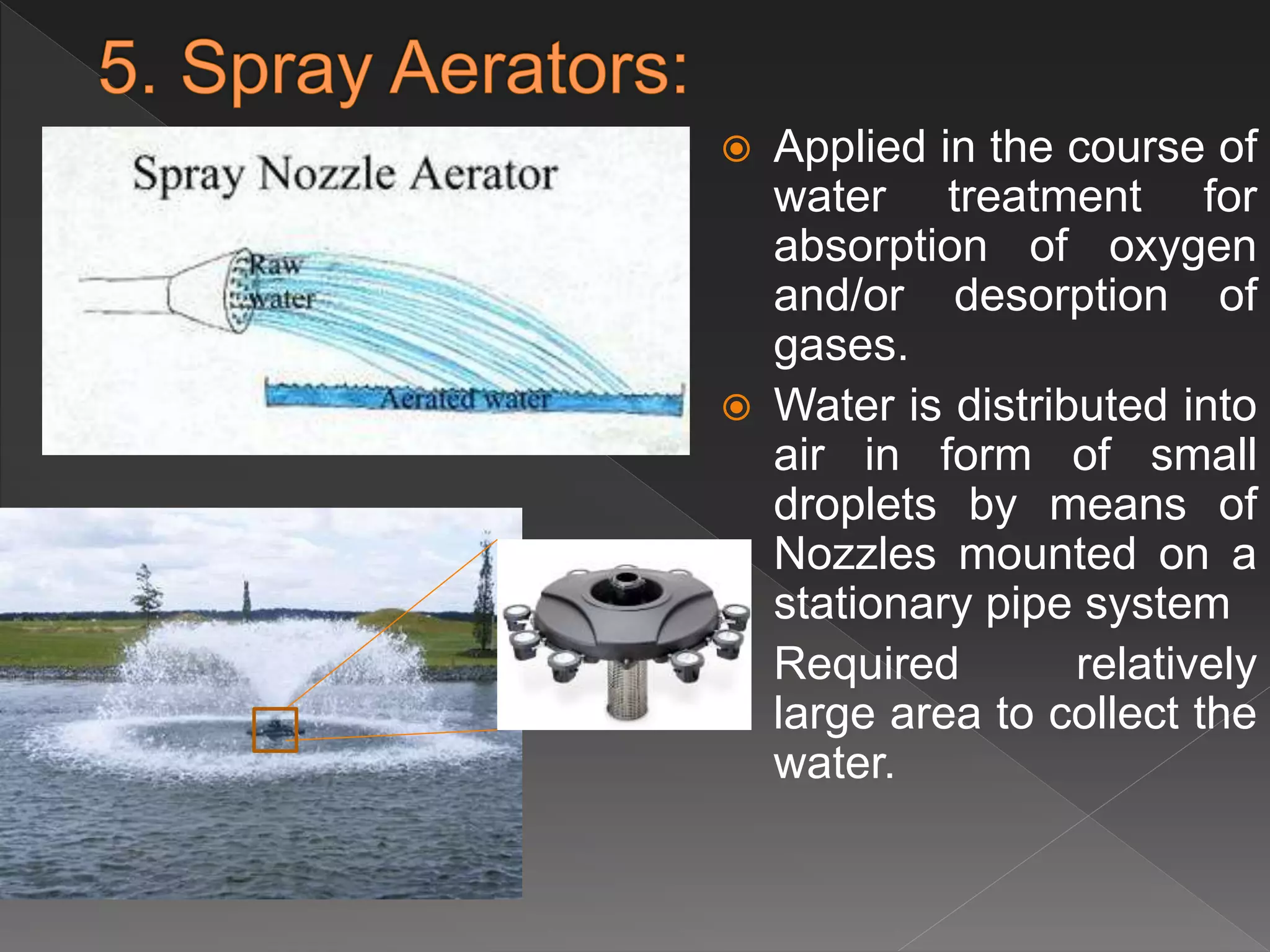 areation and types of aeration in waste water treatment | PPTX