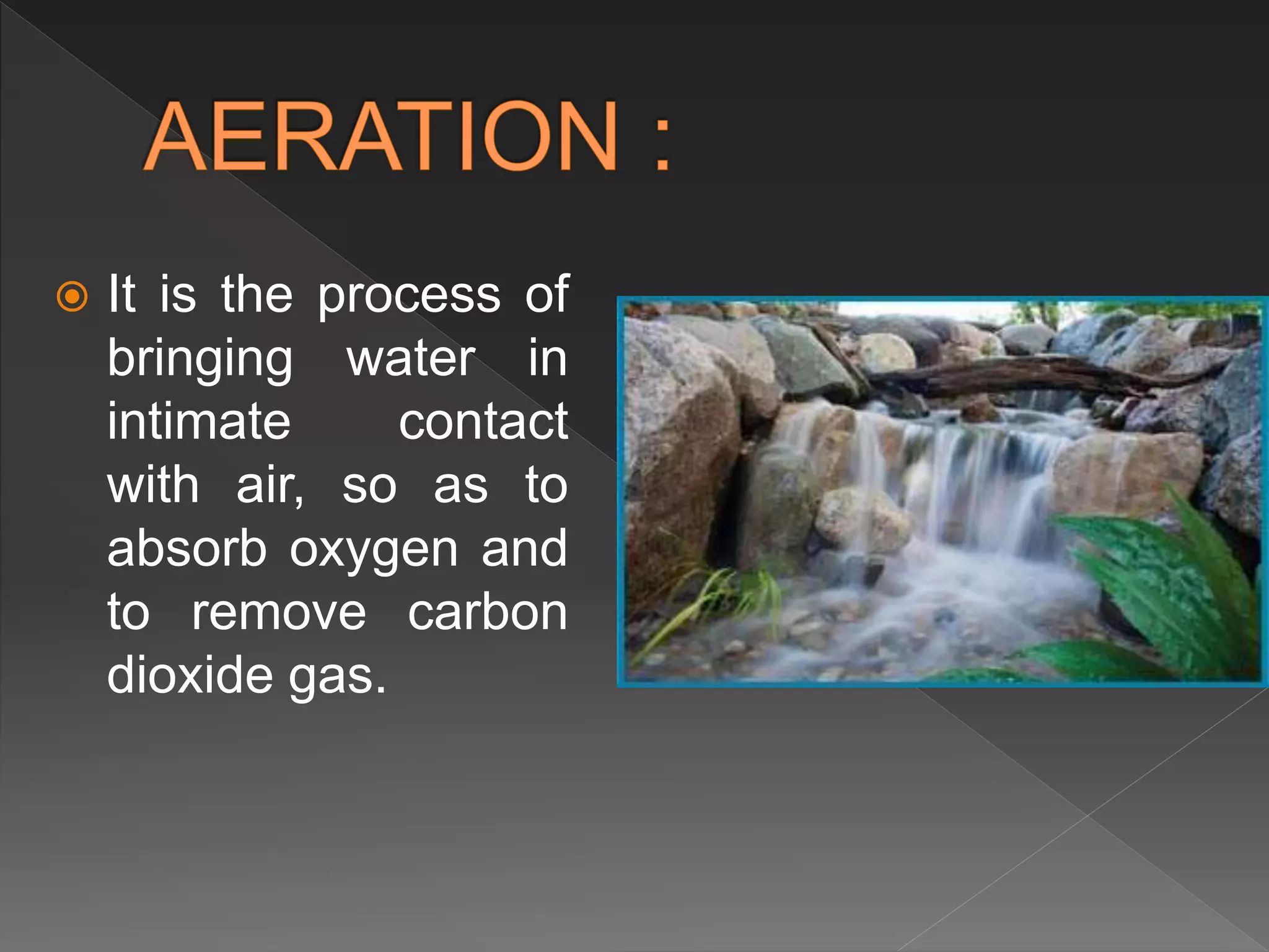 areation and types of aeration in waste water treatment | PPTX