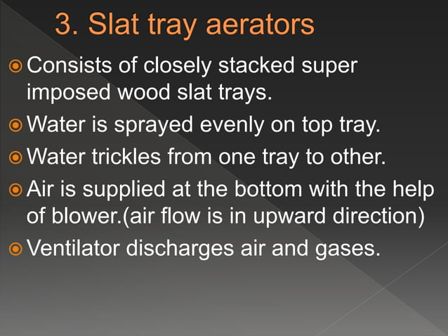 areation and types of aeration in waste water treatment | PPTX ...
