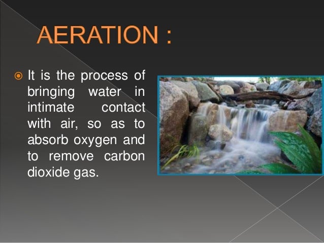 areation and types of aeration in waste water treatment