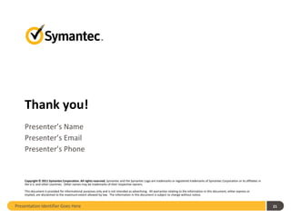 Symantec Web Security Solutions | PPTX