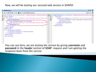 Ws security with mule | PPT