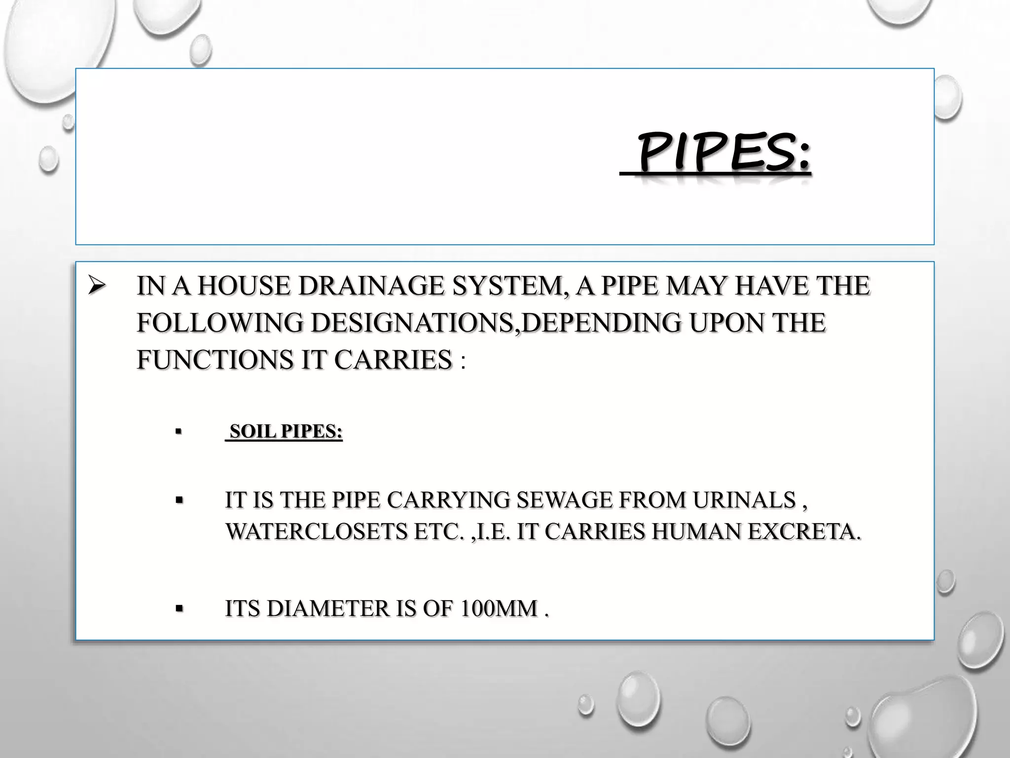 PIPES , PIPE FITTINGS,PIPE JOINTS & LAYING OF PIPELINES | PPTX