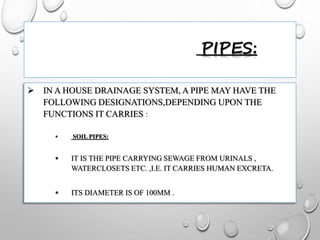 PIPES , PIPE FITTINGS,PIPE JOINTS & LAYING OF PIPELINES | PPTX