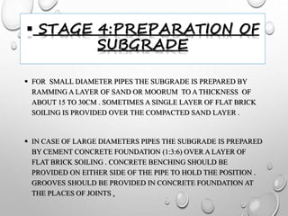 PIPES , PIPE FITTINGS,PIPE JOINTS & LAYING OF PIPELINES | PPTX