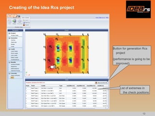 Idea WsSlab - Tutorial 1 - creating, analysis and design of concrete slab | PPT