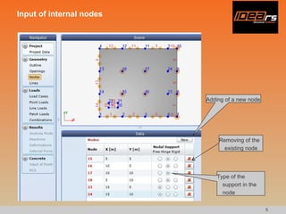 Idea WsSlab - Tutorial 1 - creating, analysis and design of concrete slab | PPT