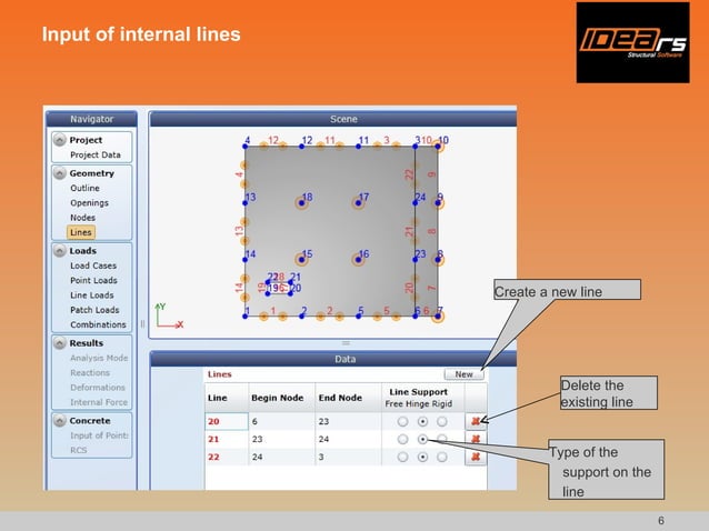 Idea WsSlab - Tutorial 1 - creating, analysis and design of concrete slab | PPT
