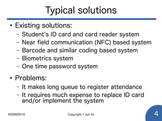 Attendance Management System using a Mobile Device and a Web ...