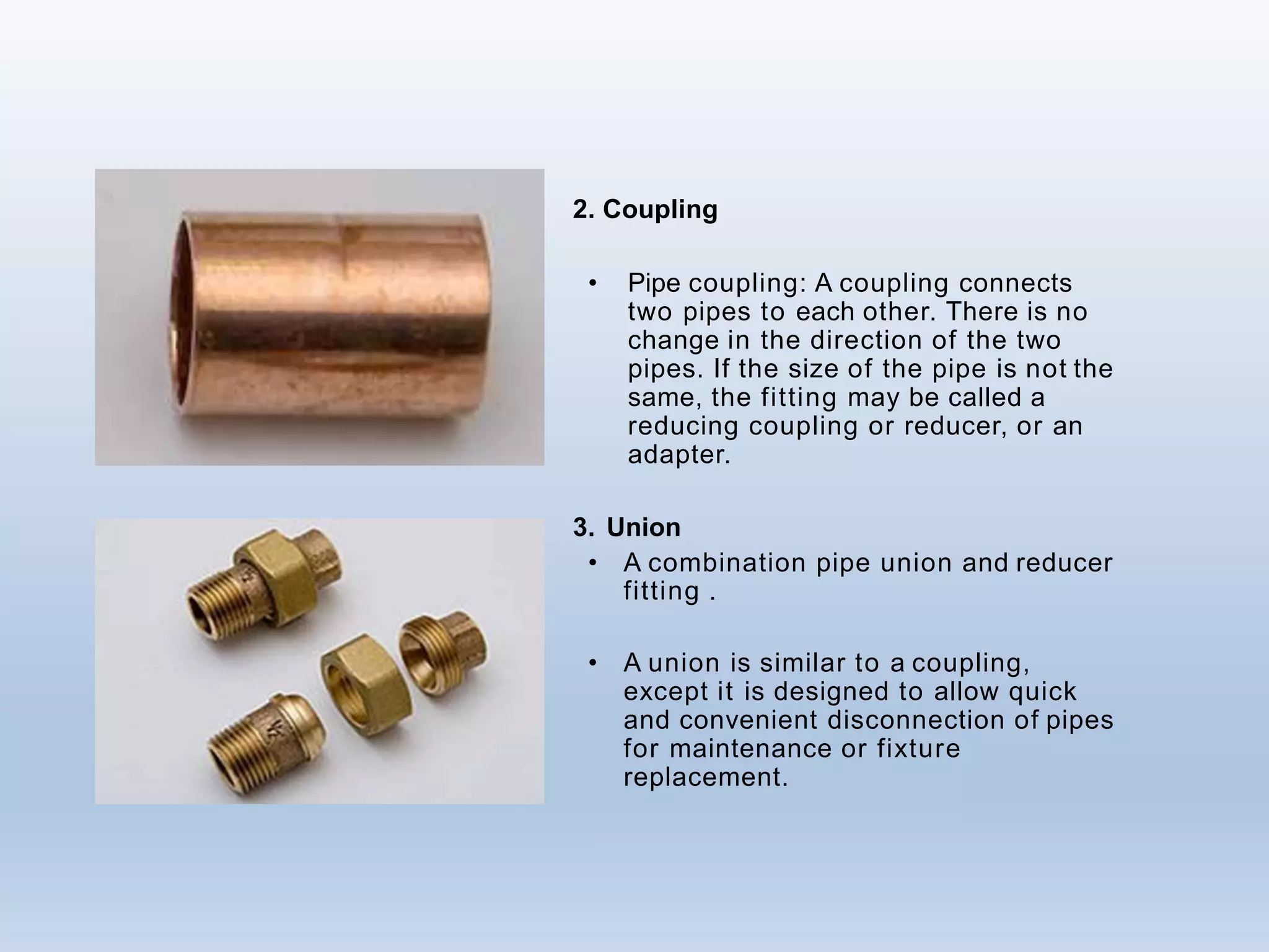 pipes and fittings | PPTX