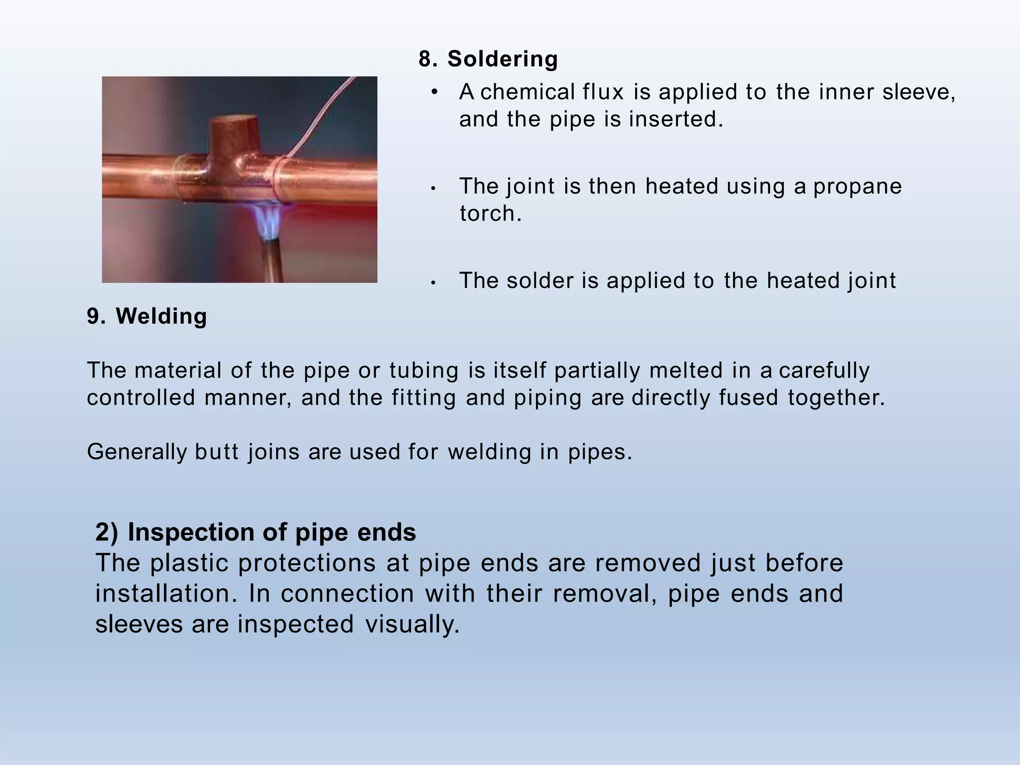 pipes and fittings | PPTX