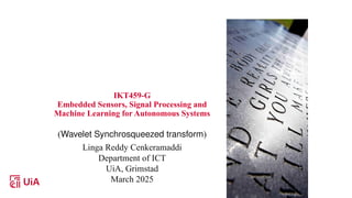 Introduction to Time-Frequency Analysis and Wavelets | PPTX