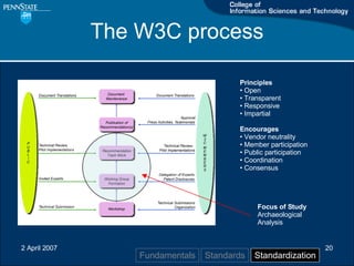 Standards and Standardization - A Research Project | PPT