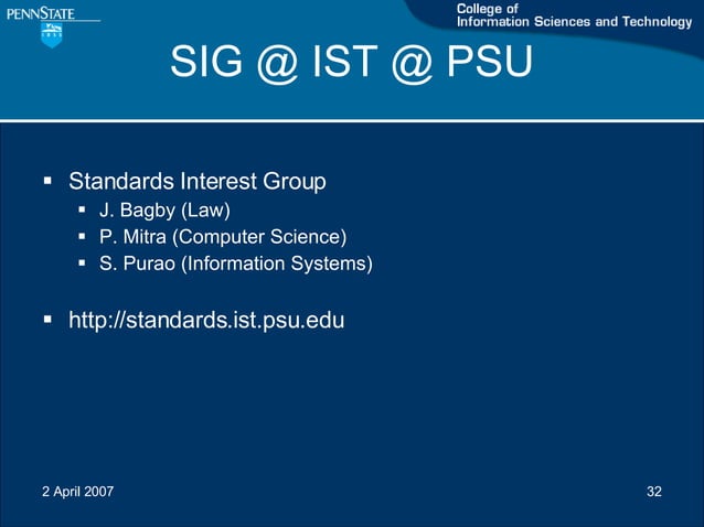 Standards and Standardization - A Research Project | PPT