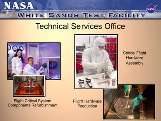 Overview of NASA JSC White Sands Test Facility (WSTF) | PPTX