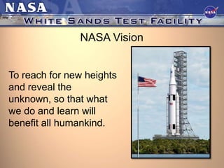 Overview of NASA JSC White Sands Test Facility (WSTF) | PPTX