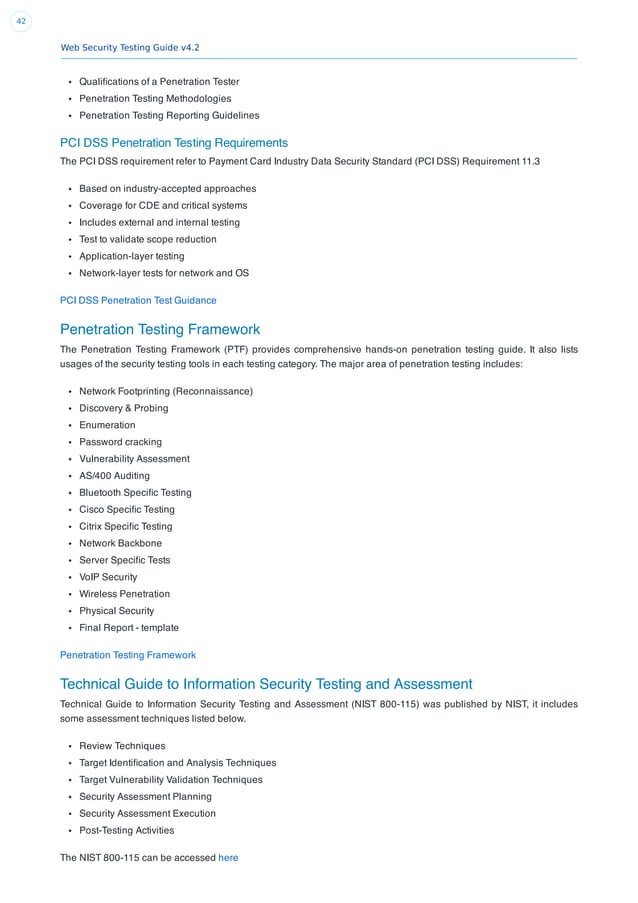 Owasp Web Security Testing 4 2 Pdf