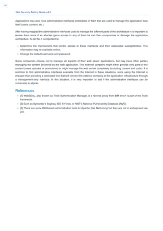 OWASP-Web-Security-testing-4.2 | PDF