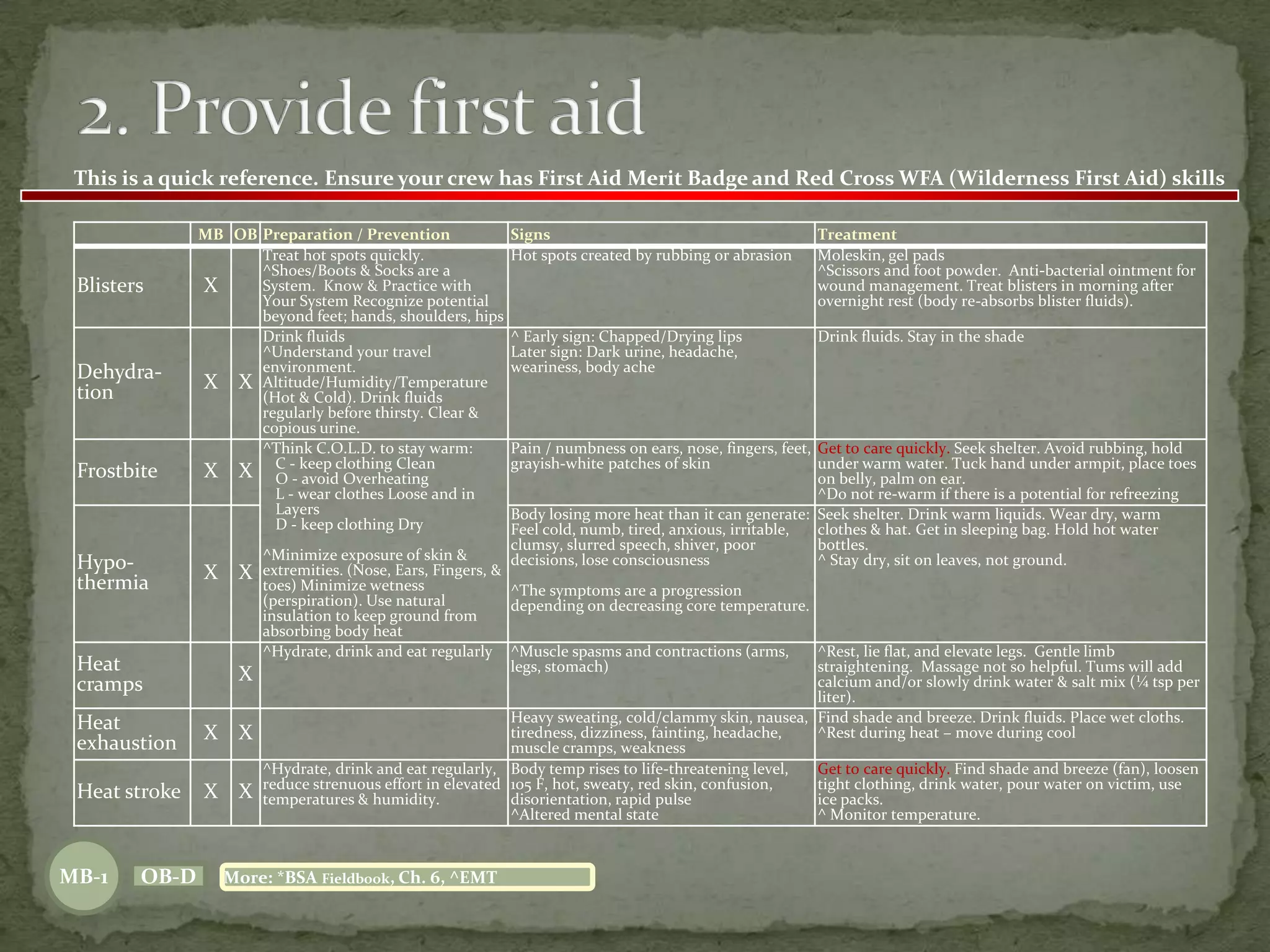 Wilderness Survival the BSA Way, Steve Lagreca | PPTX