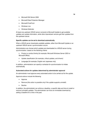 Wsus30 overview | PDF