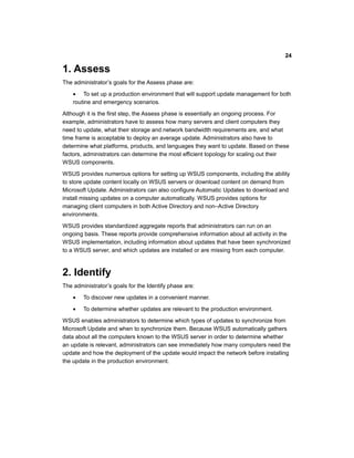 Wsus30 overview | PDF