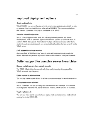 Wsus30 overview | PDF