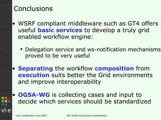 WS-VLAM workflow | PPT