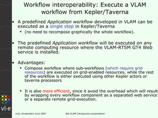 WS-VLAM workflow | PPT