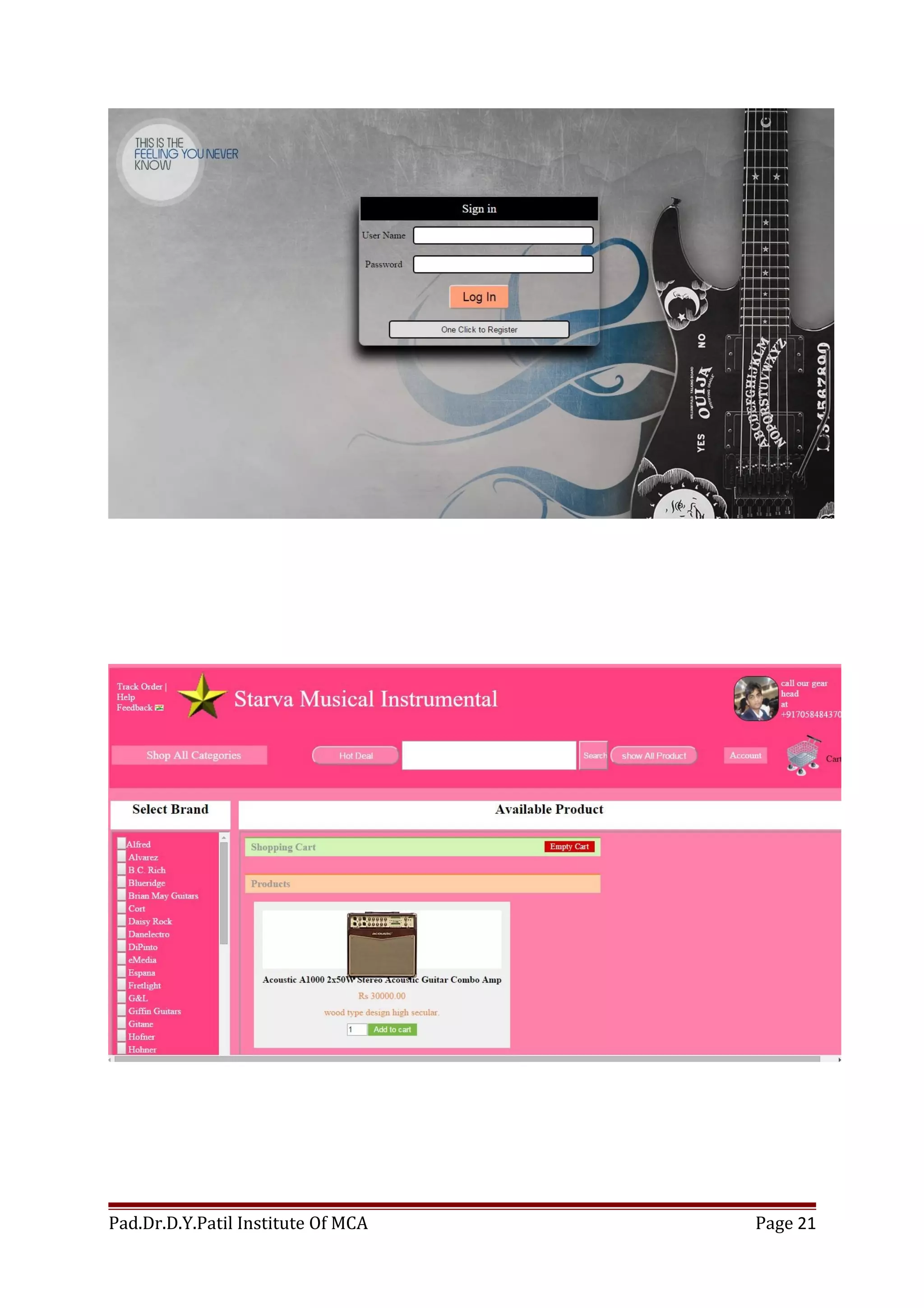 Musical Instrumental Management Report | DOC