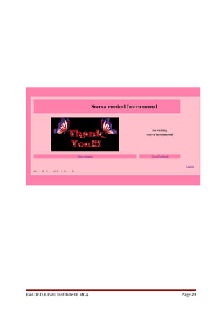 Musical Instrumental Management Report | DOC