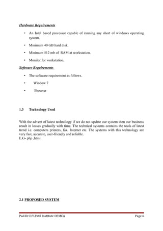 Musical Instrumental Management Report | DOC