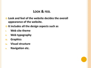 Web Design Issues | PPTX