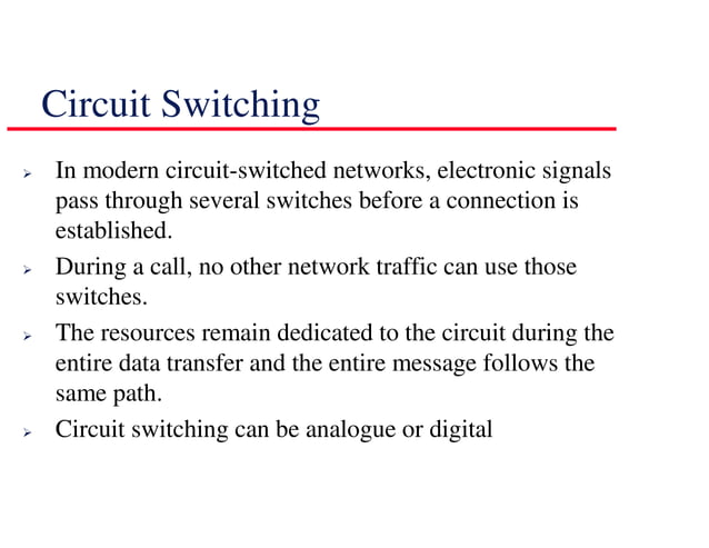 WT - Circuit & Packet switching | PDF | Computer Networking | Computing