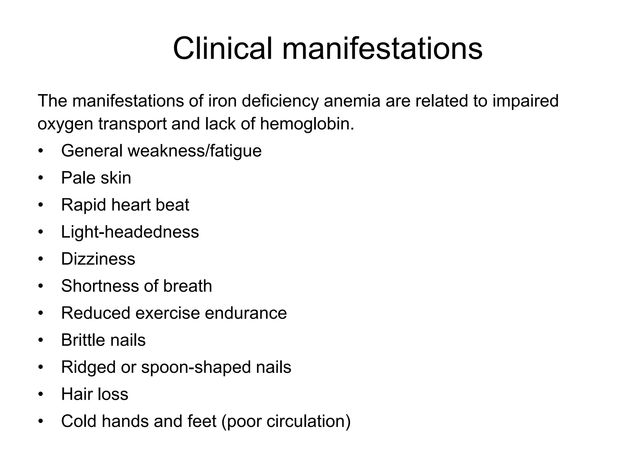 Iron deficiency anaemia | PPTX