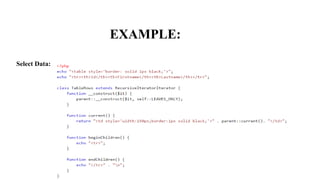 php databse handling | PPT