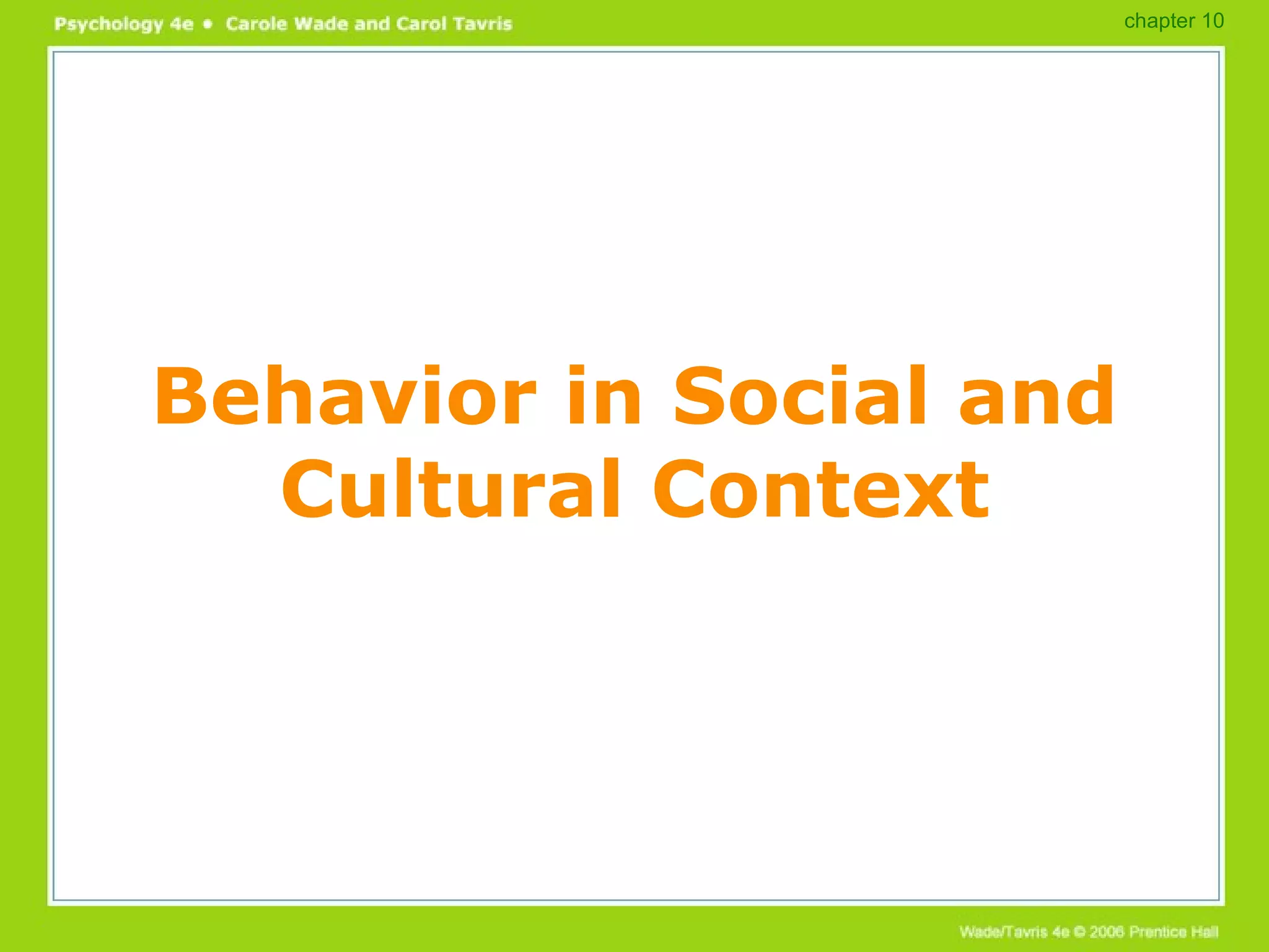 Social Psychology PowerPoint | PPT