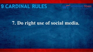 Cardinal Rules and Guidelines to set.pptx