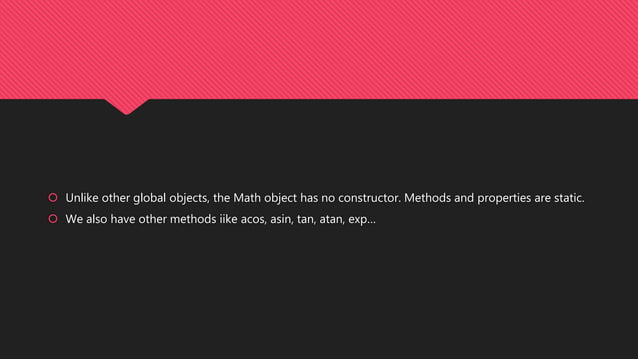 JavaScript own objects(Web Technology) | PPT