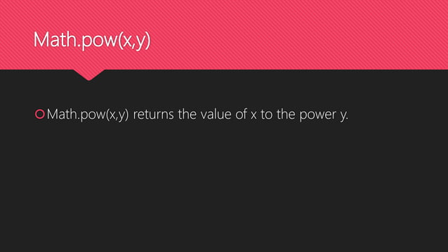 JavaScript own objects(Web Technology) | PPT
