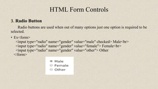 Form using html and java script validation | PPTX | Web Design and HTML ...